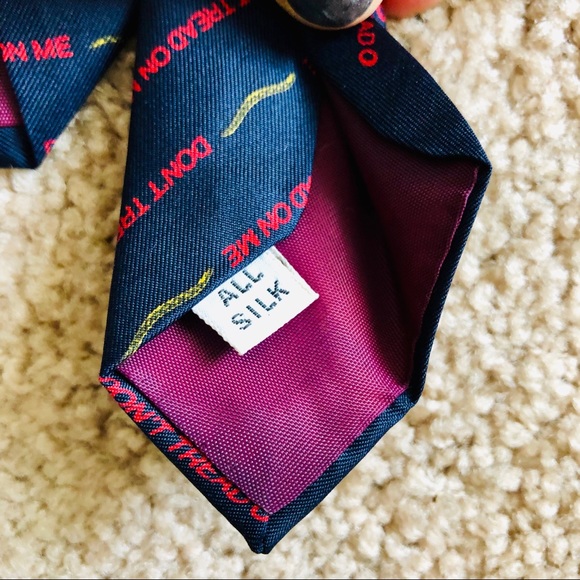 Horchow | Accessories | Special Edition Silk Tie Dont Tread On Me ...